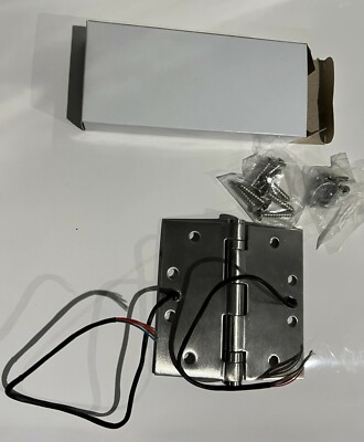 PHS 8 WIRE STAINLESS STEEL ELECTRIFIED HINGE 4.5" * 4.5" (UL LISTED) | eBay