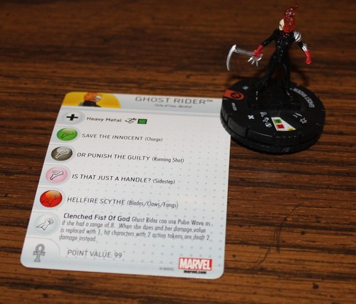 Heroclix Marvel Promo Exclusive Ghost Rider Figure M-026 | eBay