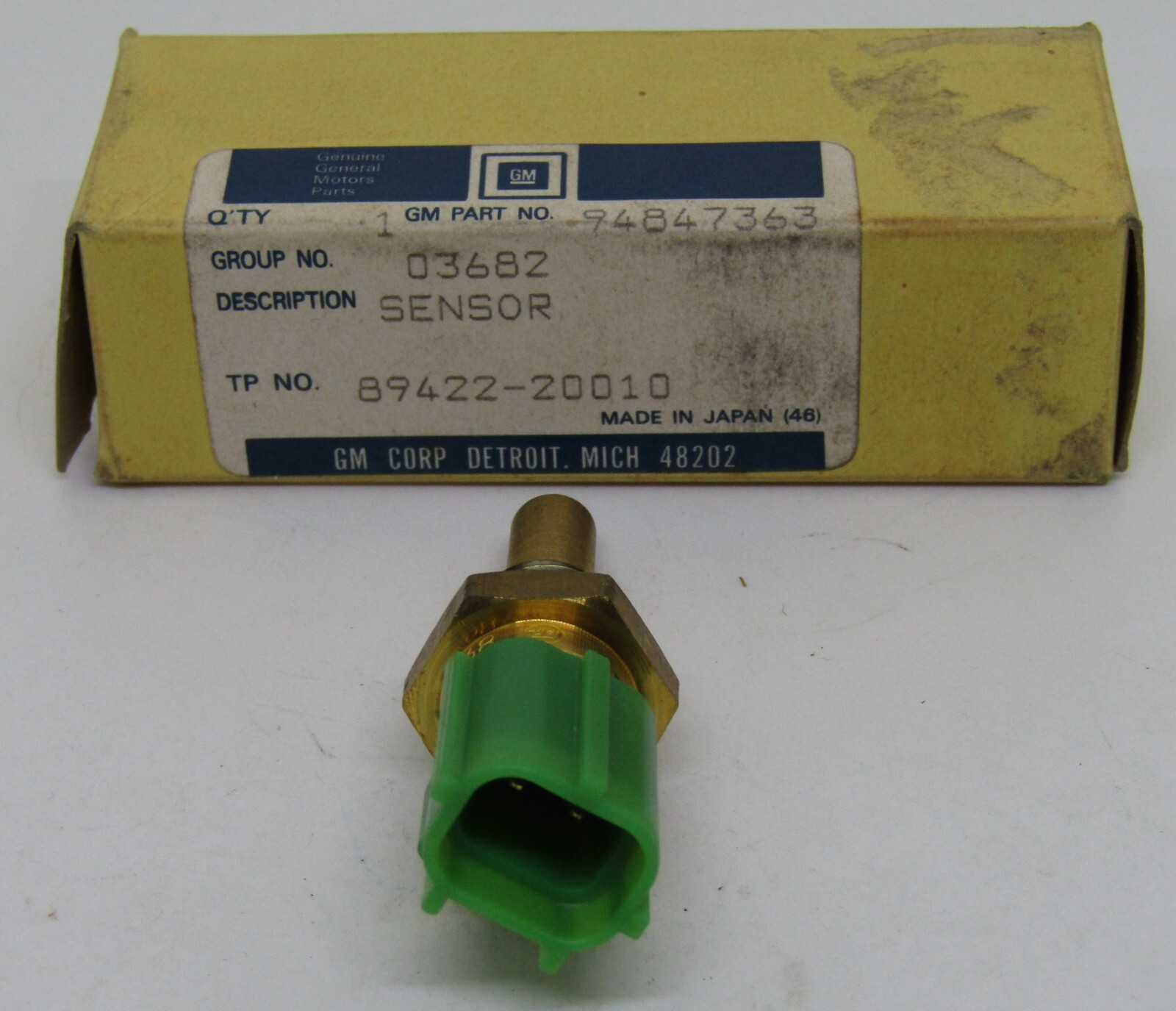 Geo+GM+OEM+1992+Prizm-radiator+Coolant+Temperature+Sensor+94847363 for ...