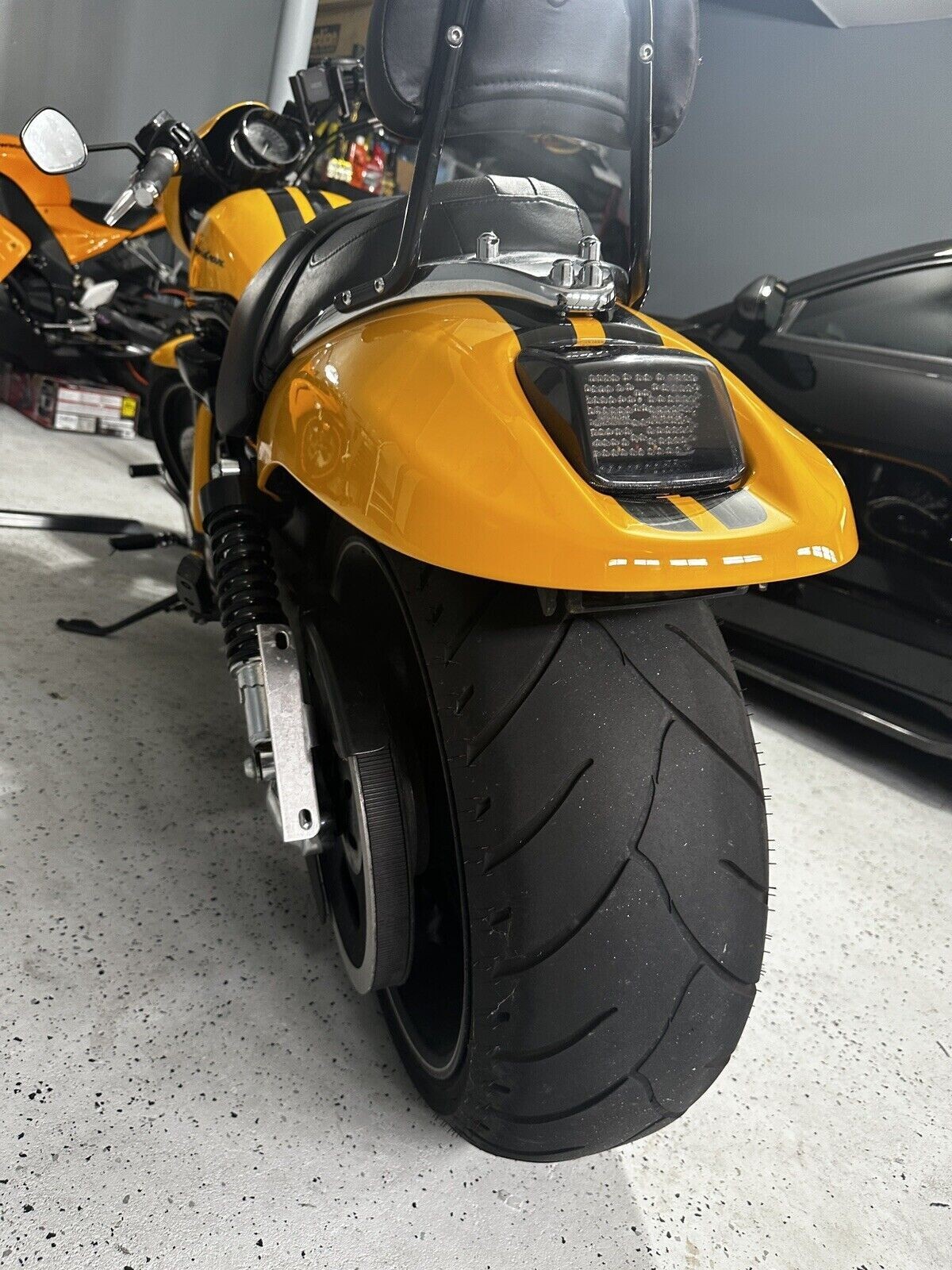 Flat License Plate Relocation Bracket for HARLEY-DAVIDSON NIGHT ROD ...