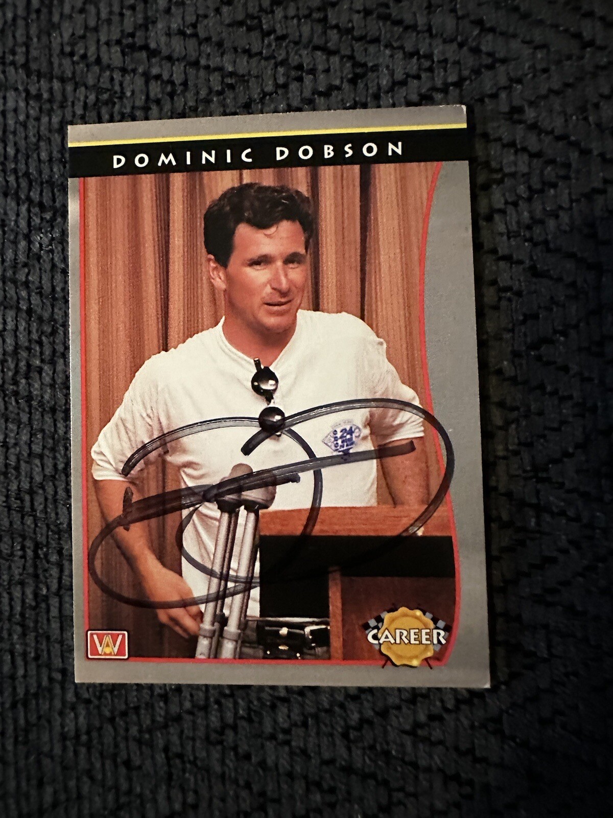 Signed Trading Card Indy 500 Car Indianapolis Dominic Dobson ...