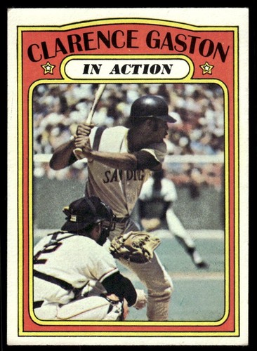 1972 Topps Clarence Gaston IA San Diego Padres #432 | eBay