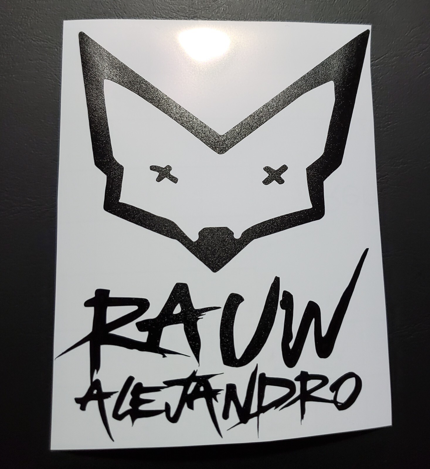 Rauw Alejandro El Zorro Sticker Vinyl Decal Car Windows, Laptops ...