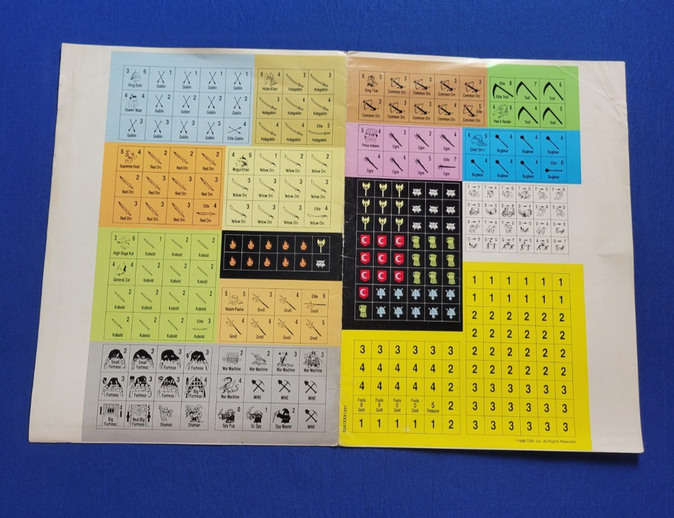 Orcs of Thar Counter Sheet (Uncut) - Dungeons and Dragons 9241xxx1201 ...