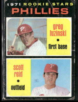 1971 Topps #439 Phillies 1971 Rookie Stars (Greg Luzinski / Scott Reid ...