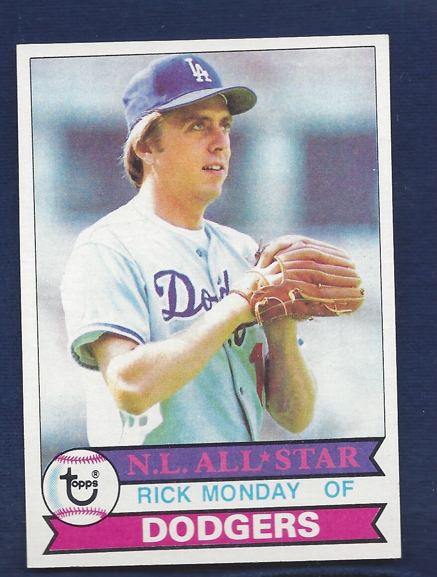 NICELY CENTERED SHARP 1979 TOPPS BASEBALL #605 RICK MONDAY .99 SHIP ...