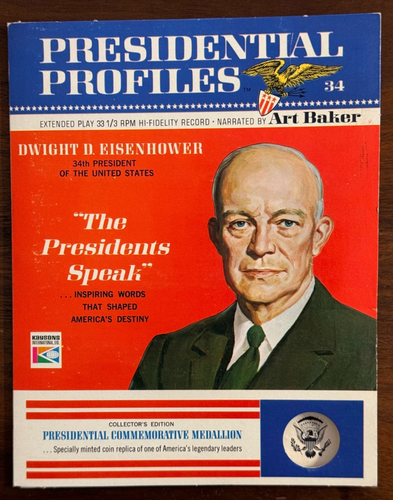 PRESIDENTIAL PROFILES - Dwight D. Eisenhower EP HiFi Record | eBay