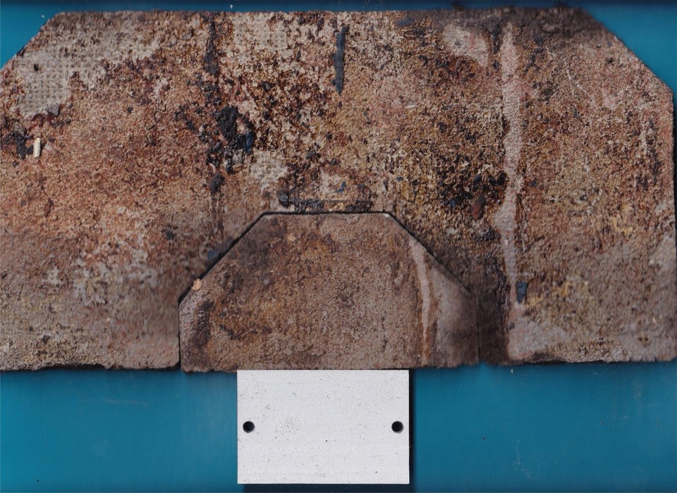 Original White Star Line OLYMPIC & TITANIC GREEN TILE from Haltwistle ...