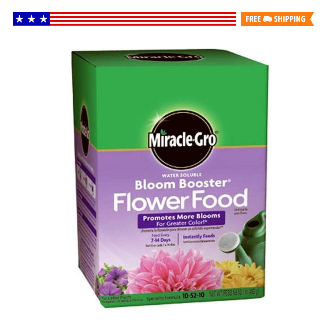 Miracle-Gro Bloom Booster Flower Food 1 lb – 10-52-10 Water Soluble ...