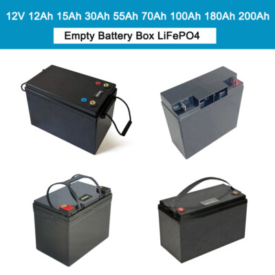 12V 12-250Ah Empty LiFePO4 Battery Case Storage Box Solar Energy System ...