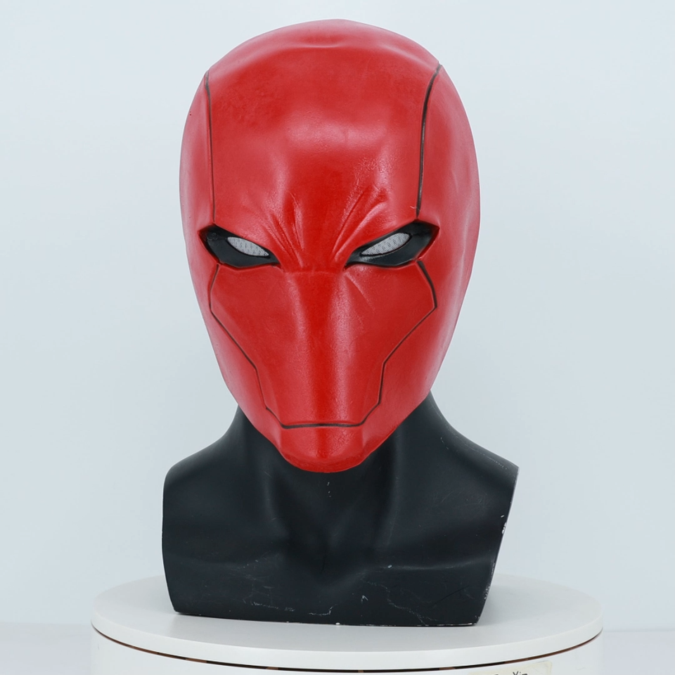 Cosplay Red Hood Jason Todd Helmet Full Head Superhero Halloween Mask ...