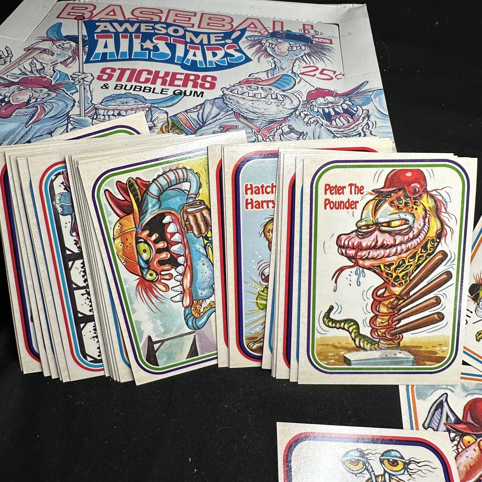 1988 Leaf Trading Cards Awesome! All Stars Baseball Stickers 200 ...