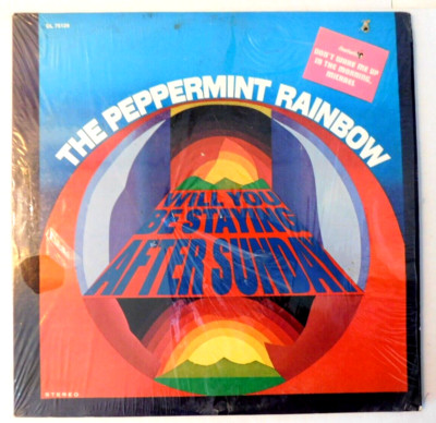 LP The Peppermint Rainbow "Will you be Staying After Sunday" Shrink ...