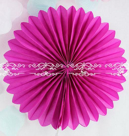 10pc Tissue Paper Flower Paper Fan Wedding Party Home Outdoor ...
