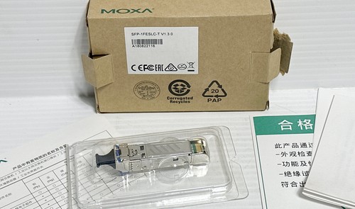 Moxa SFP-1FESLC-T Single Mode Gigabit SFP 1300nm 40km Fiber Transceiver ...