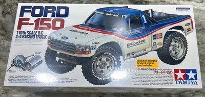 Vintage RAR RC 1:10 Tamiya 4x4 Racing Truck Ford F-150 (58161) BOX ONLY ...