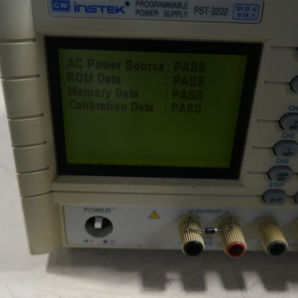 GW Instek 3-Channel Programmable Linear DC Power Supply PST-3202 | eBay