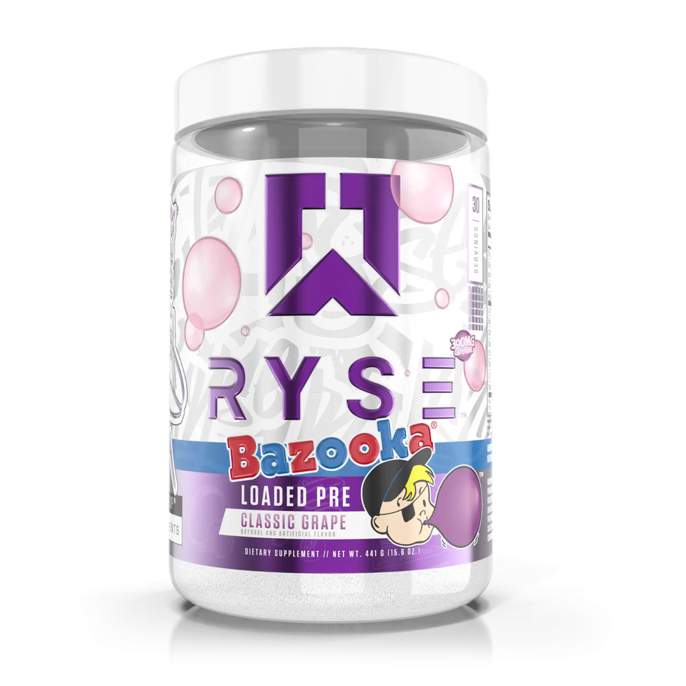 RYSE SUPPLEMENTS LOADED PRE High Stim Pre-Workout Pump Energy Strength ...