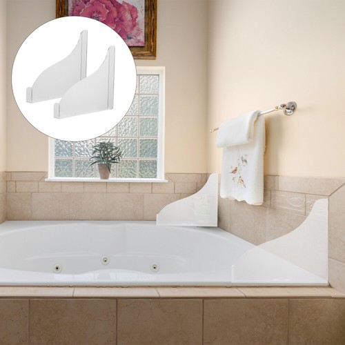 Bath Tub Shower Water Guard Acrylic Bathtub Splashing Guard Bathtub ...