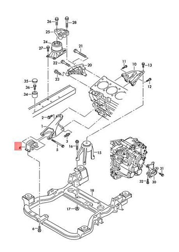 NEU VW CAMPMOBILE TYP2 TRANSP. LT-MOTORMONTAGE 7H0199848D ORIGINAL ...