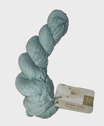 BLUE SKY ALPACAS SKINNY DYED COTTON in Pale Blue #301 - discontinued ...