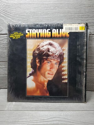 STAYING ALIVE Soundtrack (John Travolta 1983) The Bee Gees Lp In Shrink ...