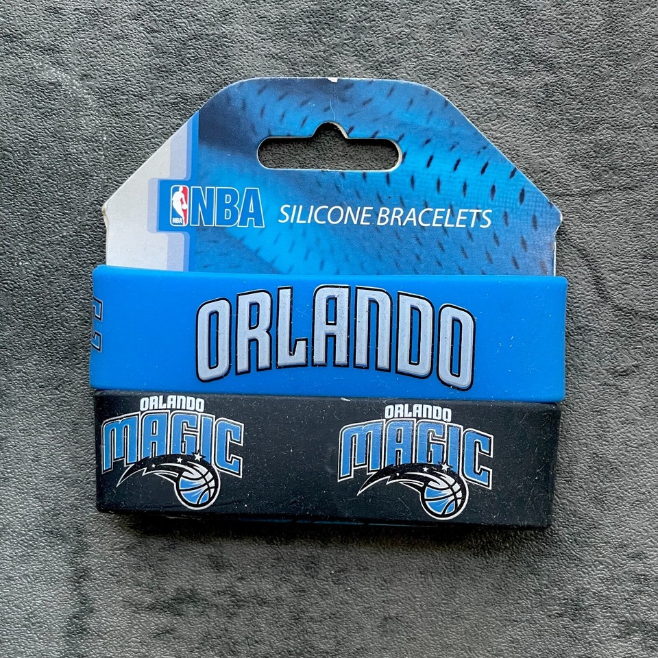 NBA Orlando Magic Rubber Wristband Bracelet Set Of 2 Officially ...