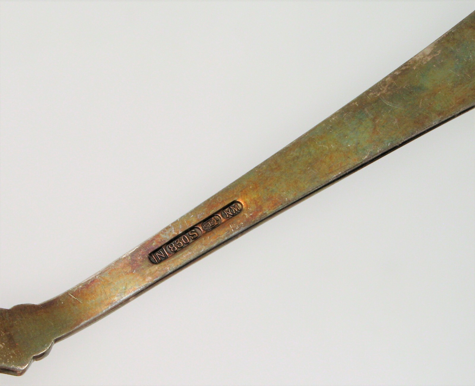 VINTAGE BEAUTIFUL DESIGNER SIGNED MAGNUS AASE NORWAY 830S SILVER SERVER ...