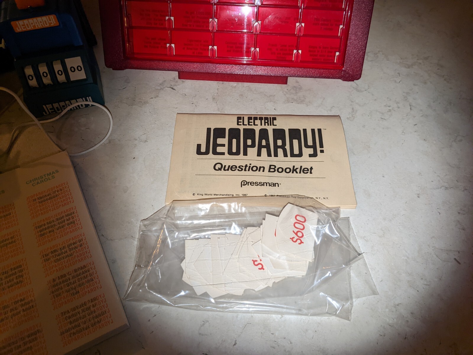 Jeopardy Board Game Vintage 1987 Pressman Electric Complete works | eBay