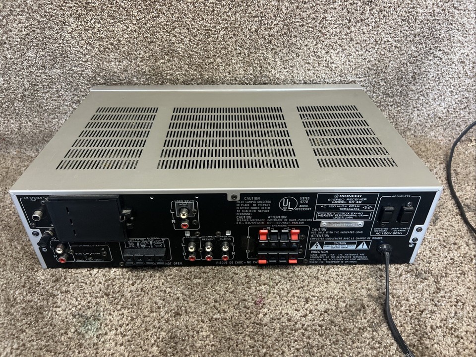 Vintage Pioneer Computer Controlled Stereo Receiver SX-40 | eBay