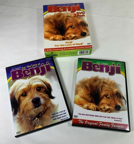 Classic Movies Starring Joe Camp's Benji DVD 2 Pack Guaranteed to Play ...