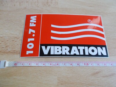 Sticker Radio Vibration 101.7 Fm | eBay