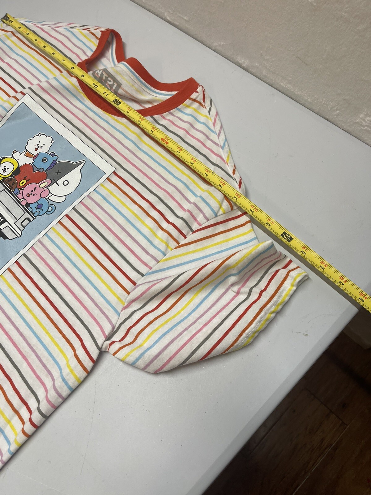 BTS BT21 Rainbow Stripe Punk Koya Line Friends Graphi… - Gem