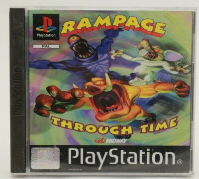 Rampage Through Time PS1 PlayStation 1 PAL Import NA Seller | eBay