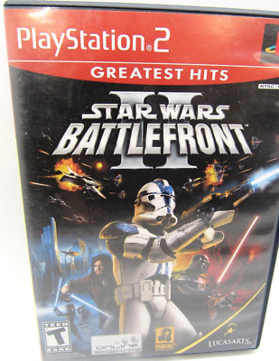 STAR WARS BATTLEFRONT II ~ PS2 Game Sony Playstation 2 Greatest Hits ...