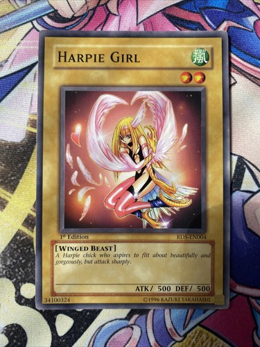 (AA) yugioh harpie girl RDS-EN004 1st edition common LP | eBay