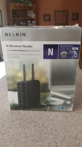 Belkin N WIRELESS ROUTER BEST PERFORMANCE. NEW IN PLASTIC | eBay