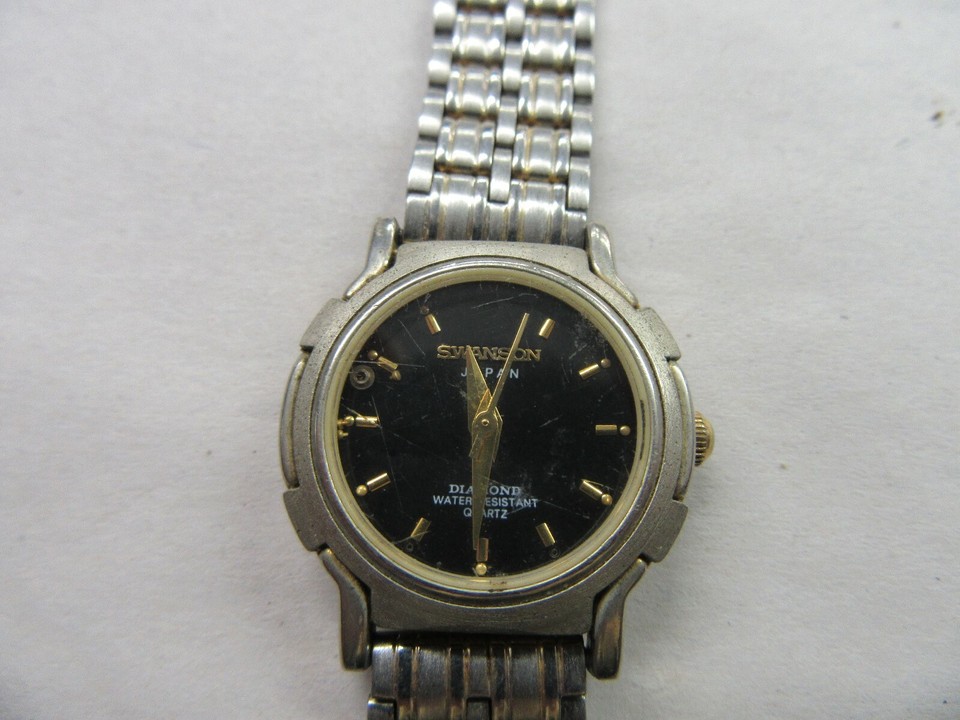Swanson Diamond Quartz Ladies Wristwatch 7 1/4" Adjustable | eBay
