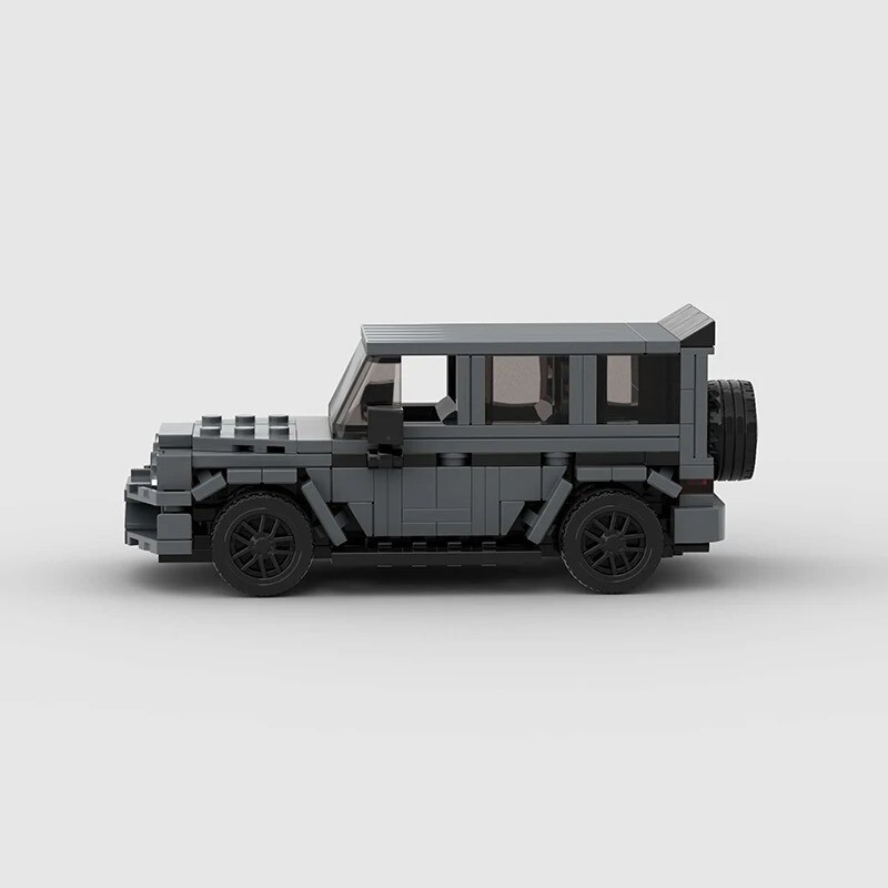 MOC LEGO Car: G-Wagon Brabus Grey Speed Champions style Fast Shipping ...