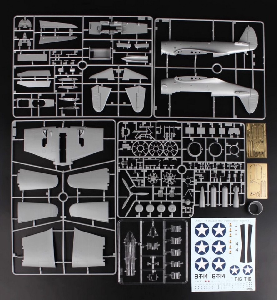 GreatWall 1/48 L4807 Devastator' Douglas TBD-1 VT-8 at Midway 1942 ...