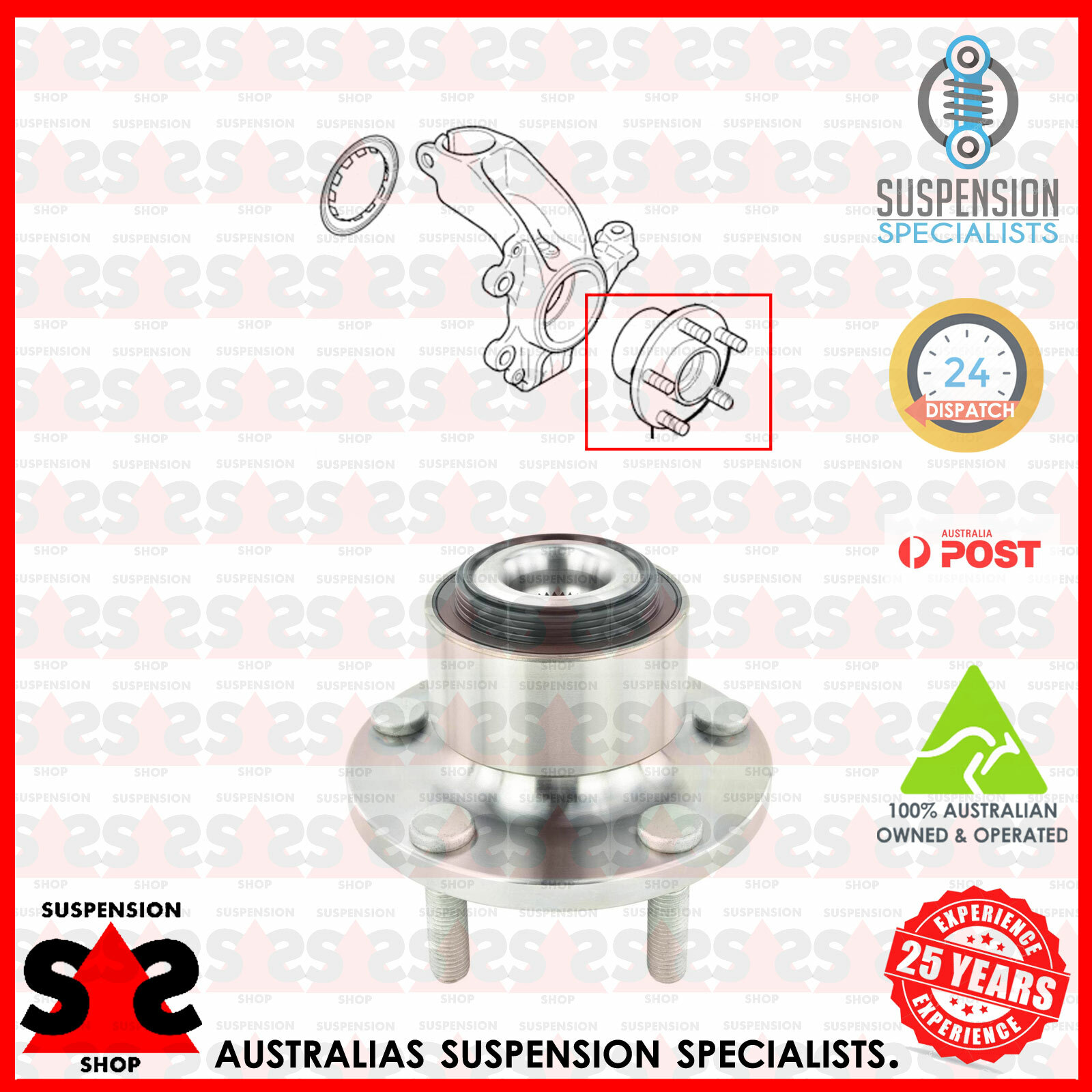 Front Axle Wheel Hub Suit VOLVO S40 Ii (544) T5 S40 II (544) | eBay