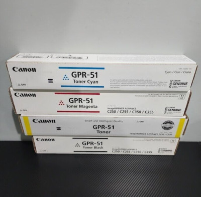 Canon GPR-51 Complete Toner Set Yellow Magenta Cyan | eBay