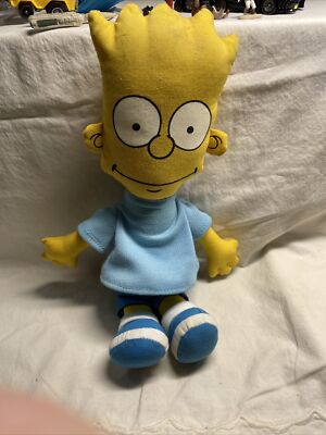 Vintage 1990 Dan Dee The Simpsons Bart Simpson Collectible Rag Doll 10 ...