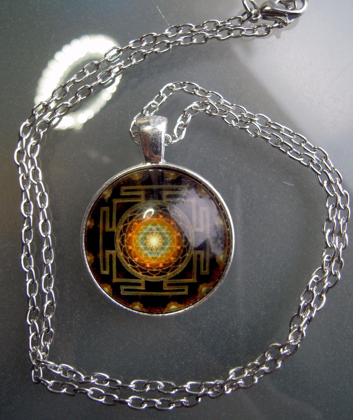 Sacred Geometry Pendant Metatron Buddhist Hindu Om Yoga Celtic 18-19 ...