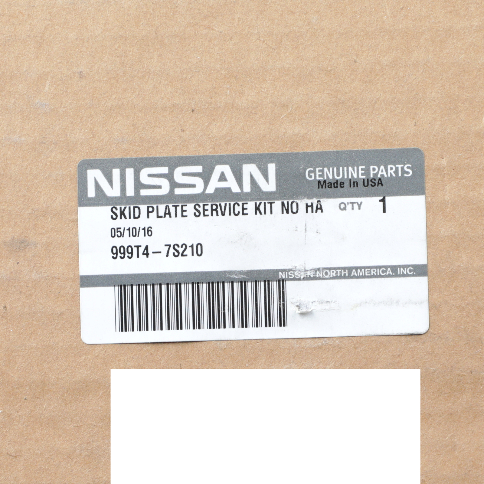 Genuine Nissan TITAN Skid Plate 999t4-7s210 for sale online | eBay