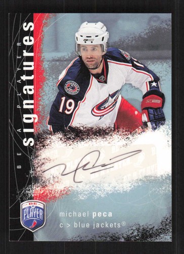 2007-08 Upper Deck Be a Player - Signatures Michael Peca #S-MP (AU) for ...