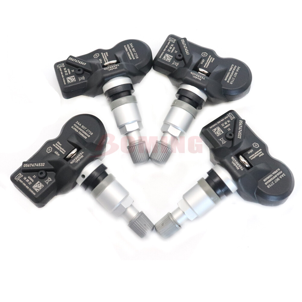 4PCS 3AA907275B TPMS For Volkswagen CC Tiguan Tire Pressure Monitoring ...