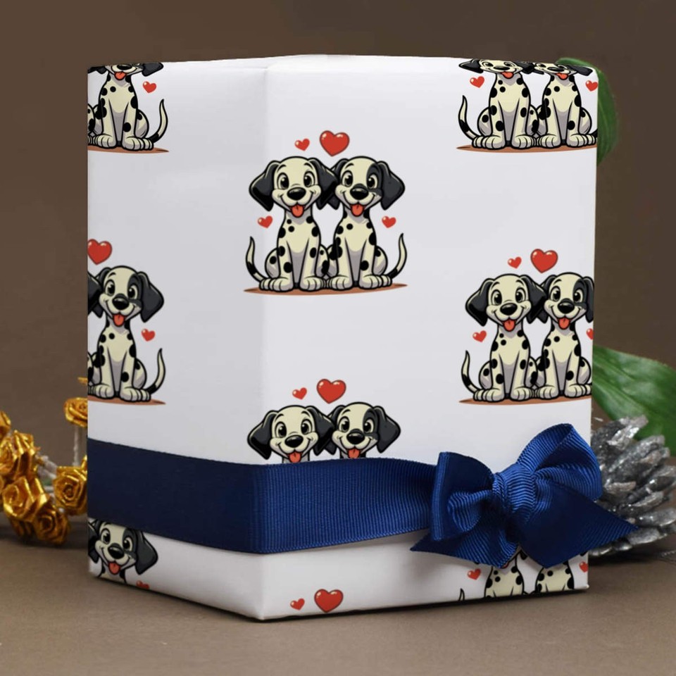'Cute Dalmation Best Friends' Gift Wrap / Wrapping Paper / Gift Tags ...