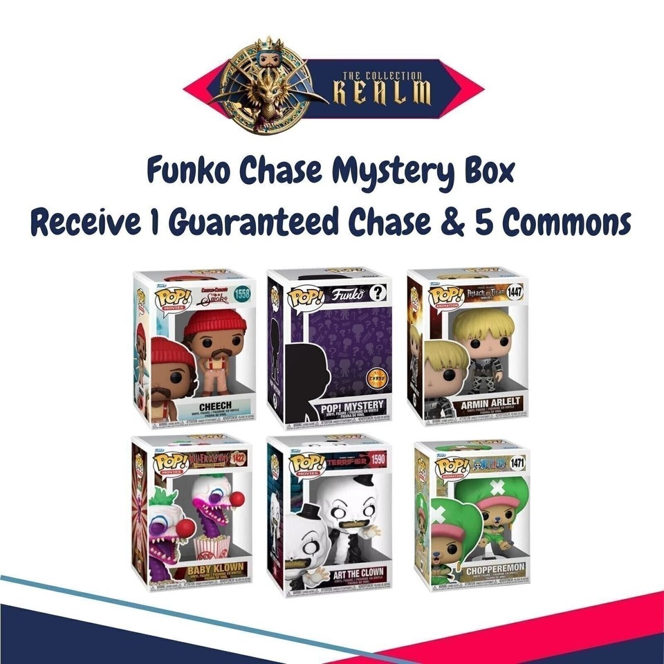 Funko Starter Mystery Box Chase - 6 Random Pops (5 Common, 1 Chase) | eBay