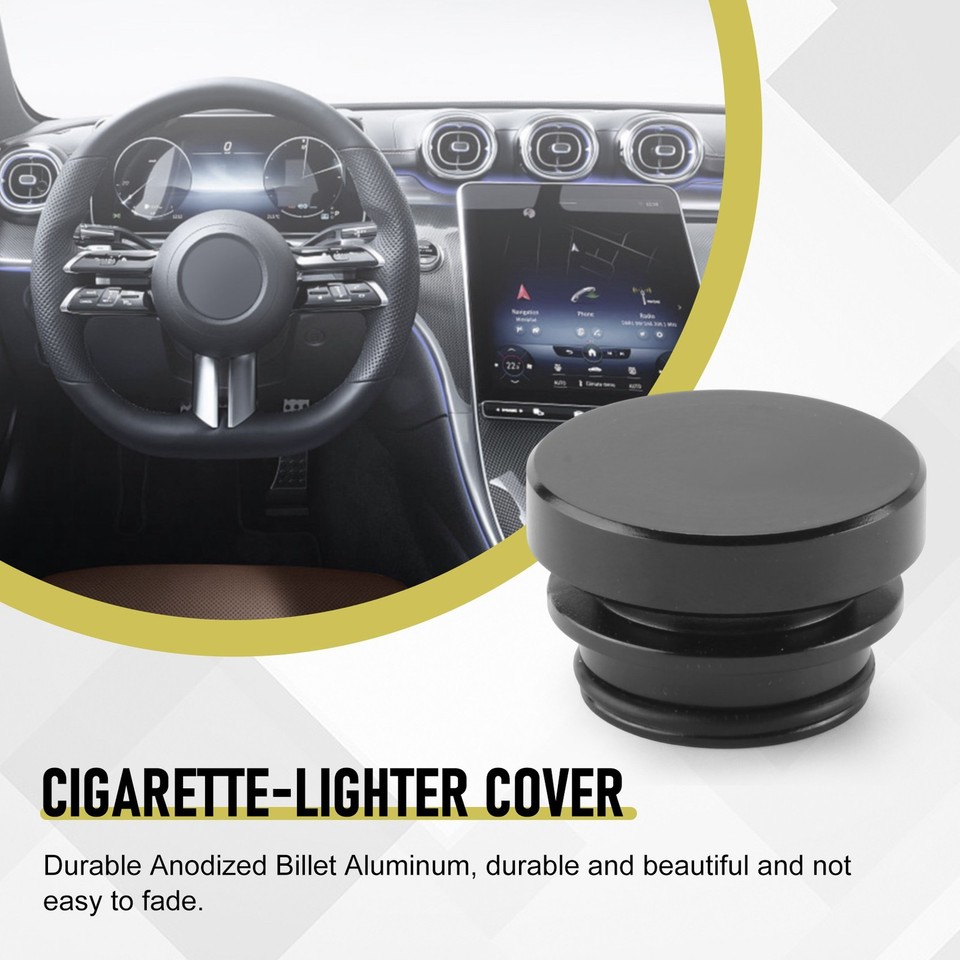 3X(Car -Lighter Plug Car Eject Button -Lighter Plug Delete Cover ...